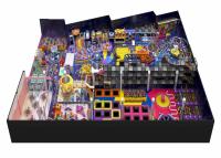 China Interstellar Space Theme Indoor Playground with Multi Level Obstacle Course Digital Interactive for sale