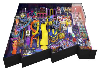 China Interstellar Space Theme Indoor Playground with Multi Level Obstacle Course Digital Interactive for sale