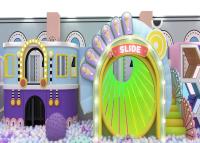 China Multi Slide Family Entertainment Center Dream Castle Theme with Interactive Zones Complex for sale