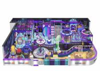 China Futuristic Neon Space Theme Custom Indoor Playground Multi Sensory Gameplay for Kids Aged 3-14 for sale