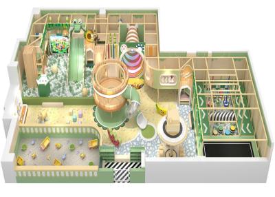 China Integrated Macaron Family Entertainment Center Villa Full Zone Soft Play Playground for sale