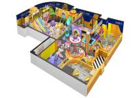 China Integrated Macaron Custom Full Zone Family Entertainment Center Indoor Slide Ball Pit Maze Villa Playground for sale