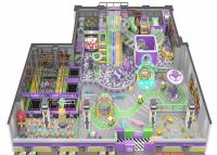 China Custom Macaron Indoor Integrated Family Entertainment Center Home Soft Playground Villa Private Leisure for sale