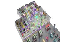 China Custom Macaron Indoor Integrated Family Entertainment Center Home Soft Playground Villa Private Leisure for sale