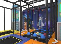 China Custom Macaron Private Indoor Soft Play System All In One Leisure Center Home Villa Kids Playground for sale