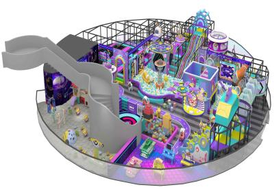 China Custom Macaron Soft Play Structure Family Entertainment Center Indoor Home Villa Playground for sale