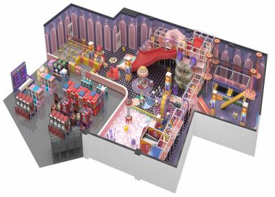 China Home Villa Macaron Luxury Private Indoor Playground Soft Play System for sale