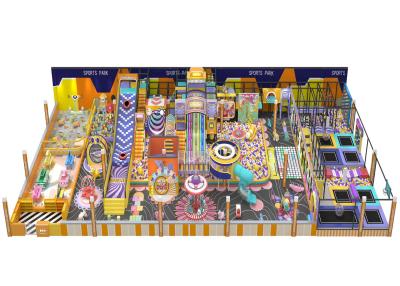 China Custom Pastel Luxury Indoor Play Equipment Soft Play System for Home Villa for sale