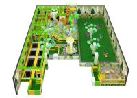 China Custom Pastel Macaron Indoor Entertainment Park Light Luxury Cartoon Style 6 in 1 Family Play Zones System for sale