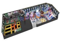 China Custom Circus Themed Family Entertainment Center Villa Private Indoor Soft Playground for sale
