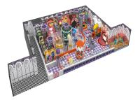 China Macaron Custom All In One Indoor Family Entertainment Center Soft Play Playground for sale