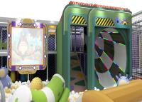 China Macaron Indoor Trampoline Playground All In One Soft Play Family Entertainment Center for Villa for sale