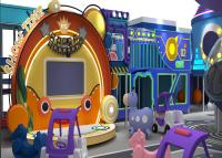 China Macaron Indoor Trampoline Playground All In One Soft Play Family Entertainment Center for Villa for sale