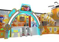 China Custom Home All In One Indoor Soft Play Villa Playground Stain Resistant for sale
