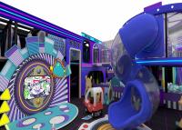 China Macaron Play Commercial Soft Play Playground Castle Slide Maze Trampoline for Home for sale