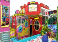 China Custom Macaron Play Kids Indoor Play Structure Castle Maze Slide Trampoline for Home Villa for sale