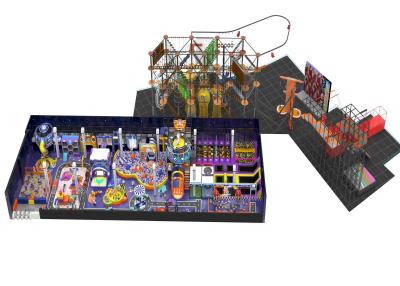 China Red Yellow Minimalist Sports Trampoline Castle Commercial Kids Indoor Fitness Playground for sale