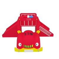 China Kids 119 Fire Truck Soft Play Slide Custom Commercial Indoor Play Equipment for sale