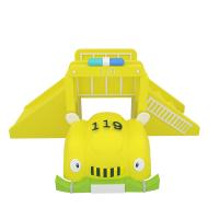 China Kids 119 Fire Truck Soft Play Slide Custom Commercial Indoor Play Equipment for sale