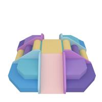 China Commercial Soft Play Blocks Custom Indoor Kids Naughty Castle Play Equipment for sale