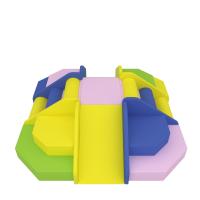 China Commercial Soft Play Blocks Custom Indoor Kids Naughty Castle Play Equipment for sale