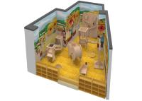 China Modular Soft Sand Play Areas Commercial Indoor Sand Pit for Naughty Castle for sale