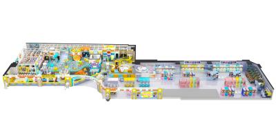 China High Rise Indoor Soft Play Structure | Commercial Multi-Level Playground Castle for Mall & FEC for sale