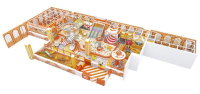 China Orange Sports Theme Indoor Soft Play & Trampoline Park | Commercial Kids Playground for Mall & FEC for sale