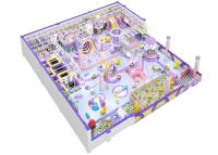 China Purple Pink Candy‑Dream Themed Indoor Soft Play Naughty Castle | Commercial Mall FEC Family Entertainment Center for sale