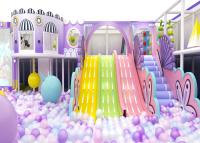 China Purple Pink Candy‑Dream Themed Indoor Soft Play Naughty Castle | Commercial Mall FEC Family Entertainment Center for sale