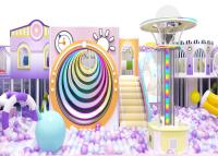 China Purple Pink Candy‑Dream Themed Indoor Soft Play Naughty Castle | Commercial Mall FEC Family Entertainment Center for sale