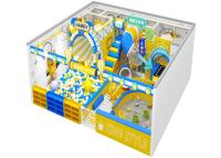 China King Style Yellow & Blue Themed Indoor Soft Play | Commercial FEC Naughty Castle for Shopping Mall for sale