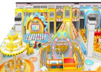 China Bright Yellow & Blue Whale Kingdom Themed Indoor Soft Play Naughty Castle | Commercial Mall FEC Kids Playground for sale