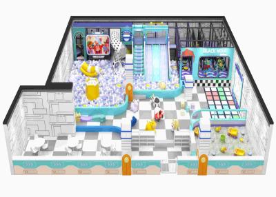 China Space Themed Indoor Soft Play Naughty Castle | Black Hole Adventure FEC Playground for sale