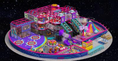 China Space Odyssey Space-Themed Indoor Soft Playground | Commercial Multi-level Naughty Castle for sale
