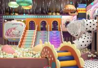 China Whimsy Candy Town Fantasy Indoor Soft Playground | Commercial Themed Naughty Castle for sale