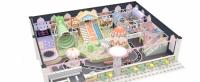 China Macaron Town Indoor Soft Playground | Commercial Themed Naughty Castle for sale