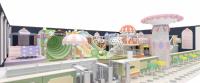 China Macaron Town Indoor Soft Playground | Commercial Themed Naughty Castle for sale
