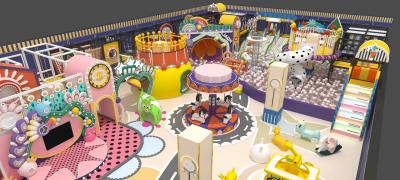 China Macaron Fantasy Wonderland Indoor Soft Playground | Commercial Kids Play Centre for sale