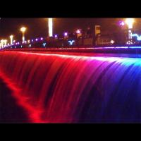 China Special LED Lighting Wide Outdoor Waterfall Fountain System - 400m Bridge Installation with 250m Waterfall Displays for sale