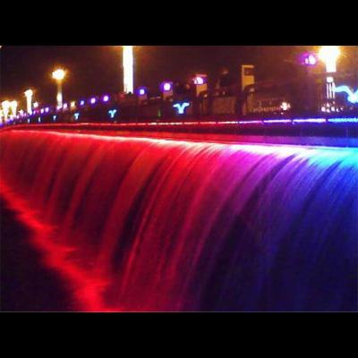 China Special LED Lighting Wide Outdoor Waterfall Fountain System - 400m Bridge Installation with 250m Waterfall Displays for sale