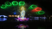 China LED 24V 5W-36W RGB Water Screen Fountain System with Stainless Steel 304 Shell for Outdoor Events for sale