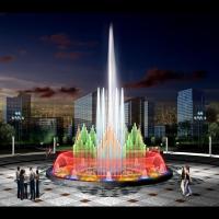 China Colorful Musical Dancing Fountain 110V 220V 380V Outdoor Water Display with LED Lighting and Stainless Steel Construction for sale