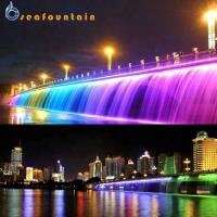 China Special LED Lighting Wide Outdoor Waterfall Fountain System - 400m Bridge Installation with 250m Waterfall Displays for sale
