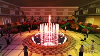 China Electric Stainless Steel Musical Spray Jet Fountain with LED Lighting and 1-Year Warranty for sale