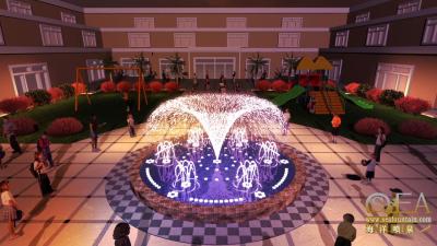 China Program Control Fountain System with 220V/380V Voltage and Stainless Steel 304 Construction for Water Displays for sale