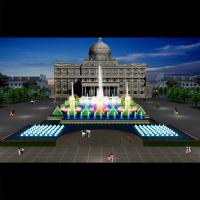 China Commercial Music Fountain System with 220V/380V Voltage and Stainless Steel 304 Construction for Large-Scale Installations for sale