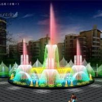China Laser Dancing Water Show Musical Fountain with RGB LED Lamps 24V/36W and Stainless Steel 304 Construction for sale