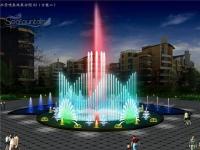 China Laser Dancing Water Show Musical Fountain with RGB LED Lamps 24V/36W and Stainless Steel 304 Construction for sale