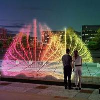China LED Multimedia Music Dancing Water Fountain with 220V/380V Voltage and Stainless Steel 304 Construction for sale